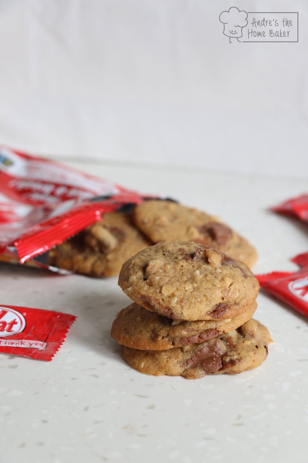 ♥ Kit Kat Hazelnut Cookies ♥ ~ Andre's the Home Baker