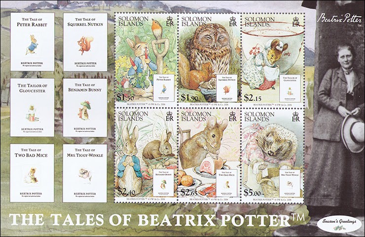 Thematic Stamp Collecting: 베아트릭스 포터 동화 우표 (The Tales of Beatrix Potter)