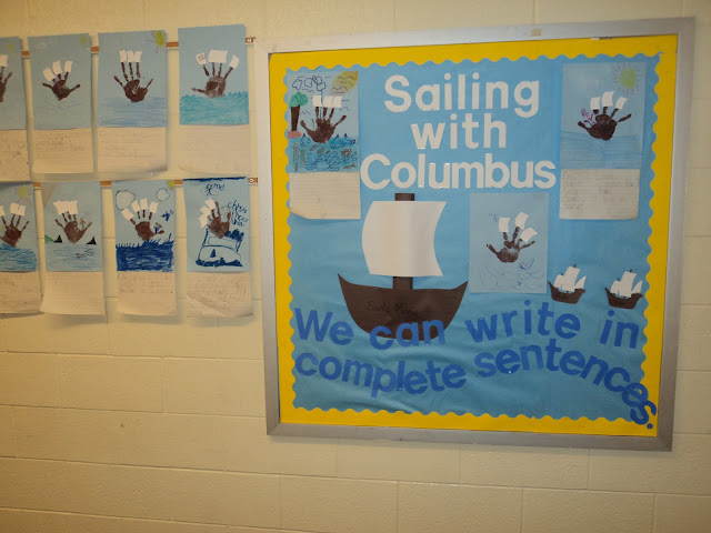 Learning and Teaching for Life: Columbus Day Writings and Bulletin Board