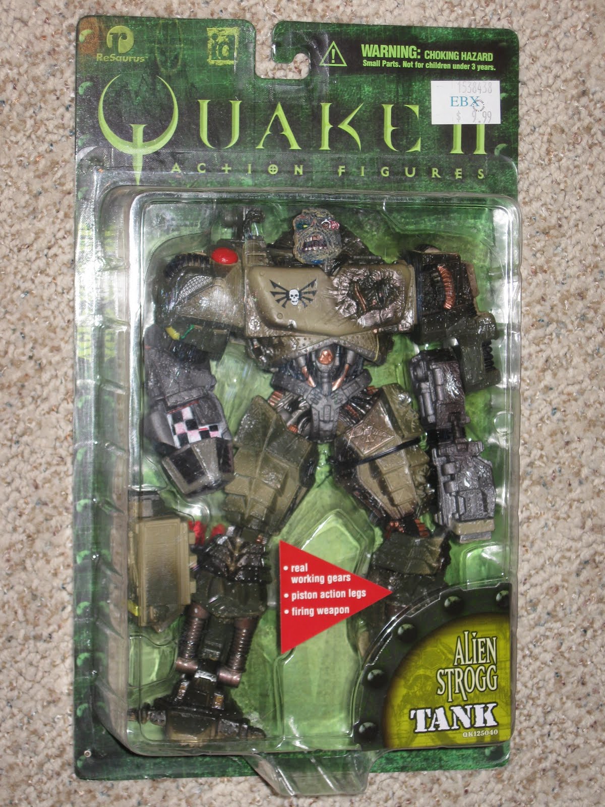 The Toyseum: ReSaurus Quake II Alien Strogg TANK