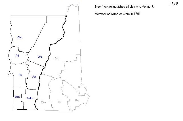 Journey to the Past: Vermont County Formations