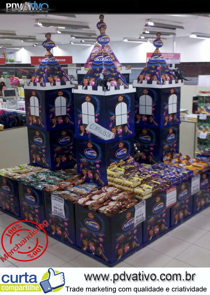 Ação de Merchandising Arcor ~ PDV Ativo