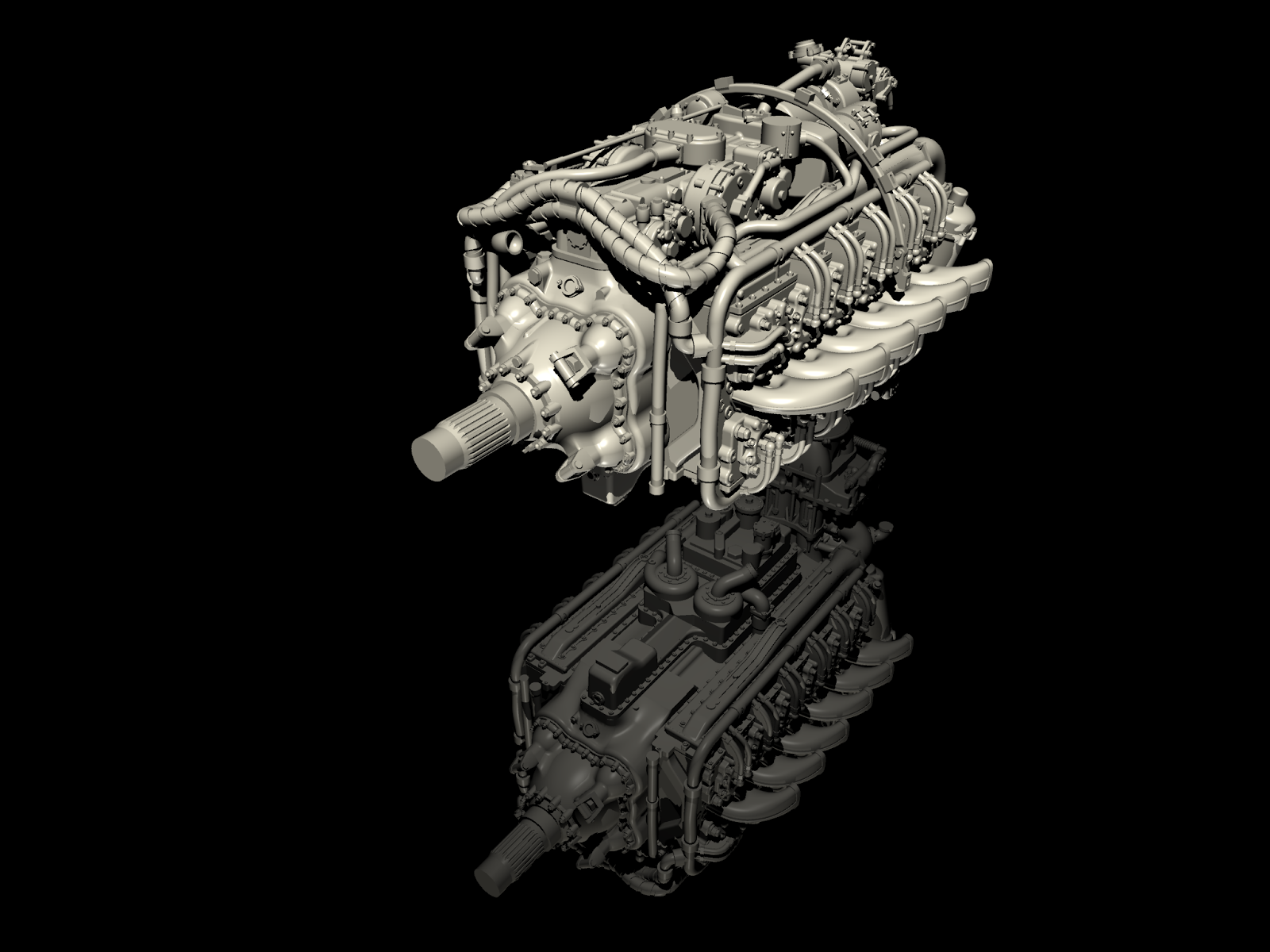 1/32 Hawker Tempest - engine