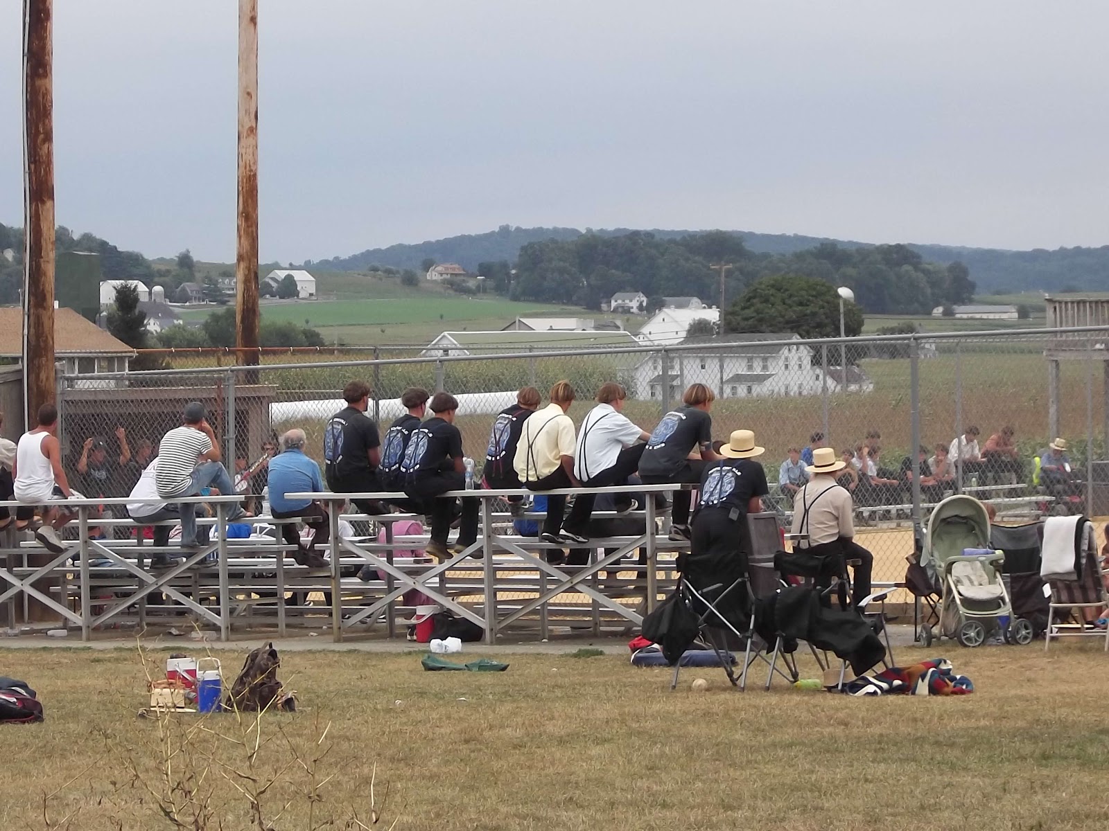 Pure Country Living: Amish baseball game: part 1.