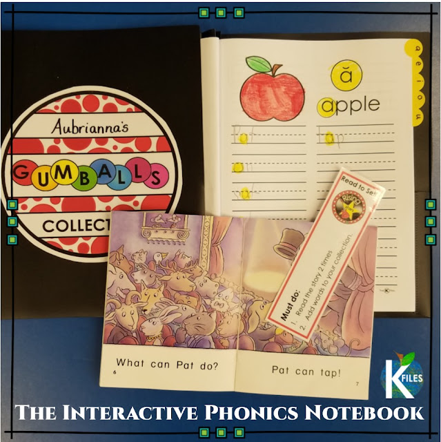The K Files: Our Interactive Phonics Notebook....Chunky Monkey's Gumballs!