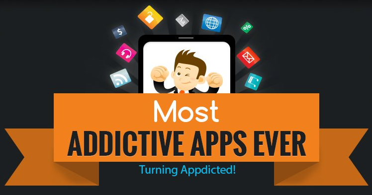 Most Addictive Apps [Infographic] | Poketors - Technology Blog