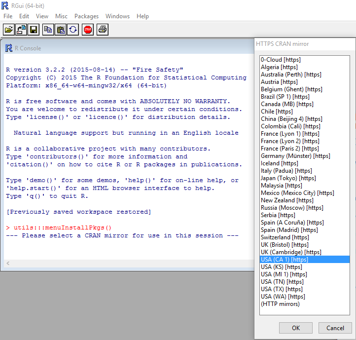 HodentekMSSS: Viewing tables on SQL Server 2016 Developer using R GUI