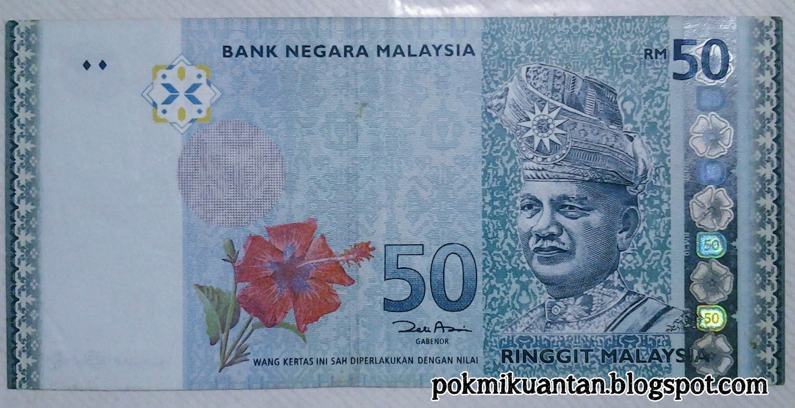 POKMI KUANTAN: Koleksi Wang Kertas Lama Malaysia "RM50.00"