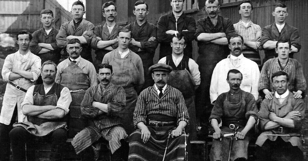 Tour Scotland: Old Photograph Butchers Aberdeen Scotland