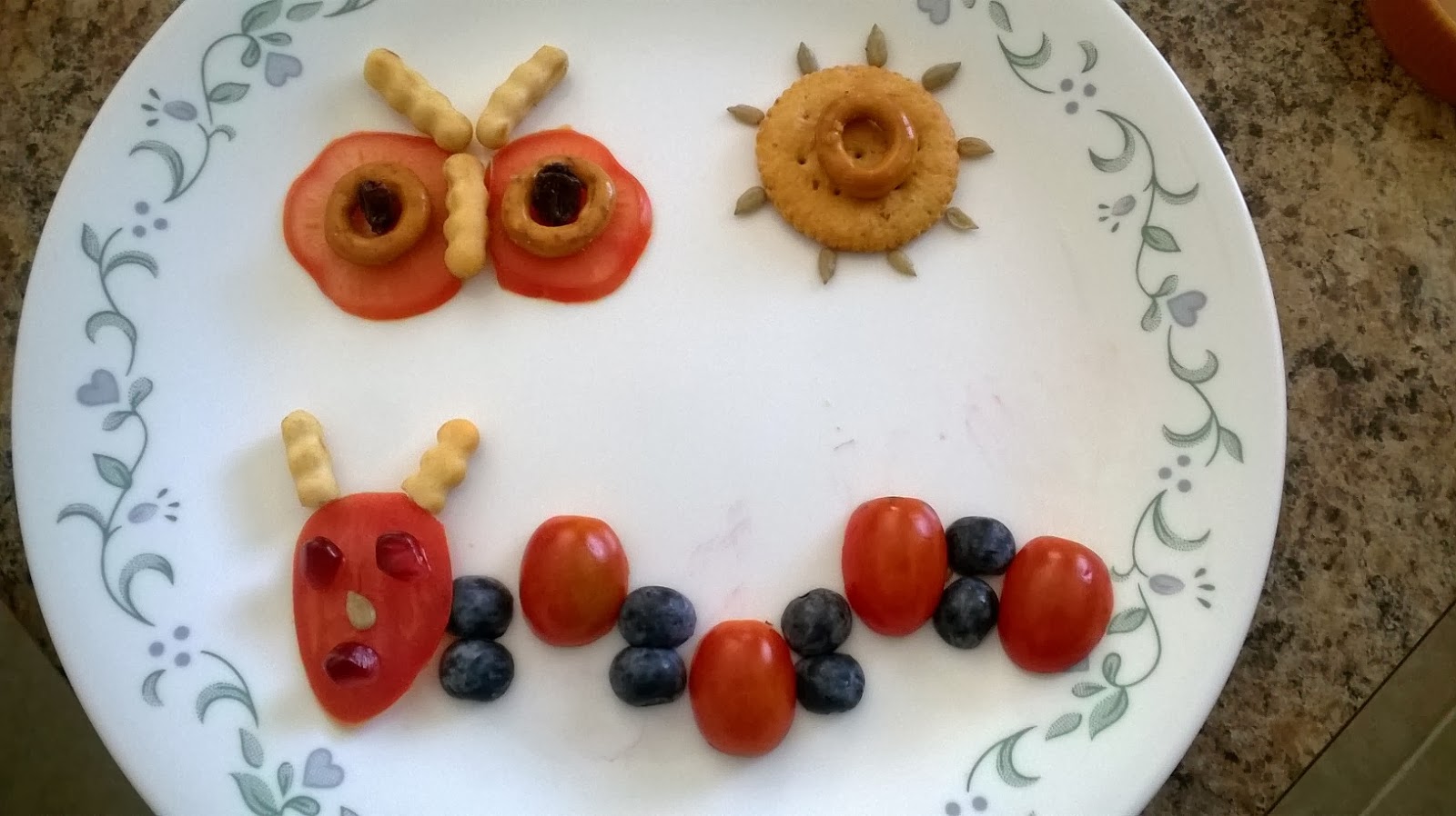 A very hungry caterpillar snack