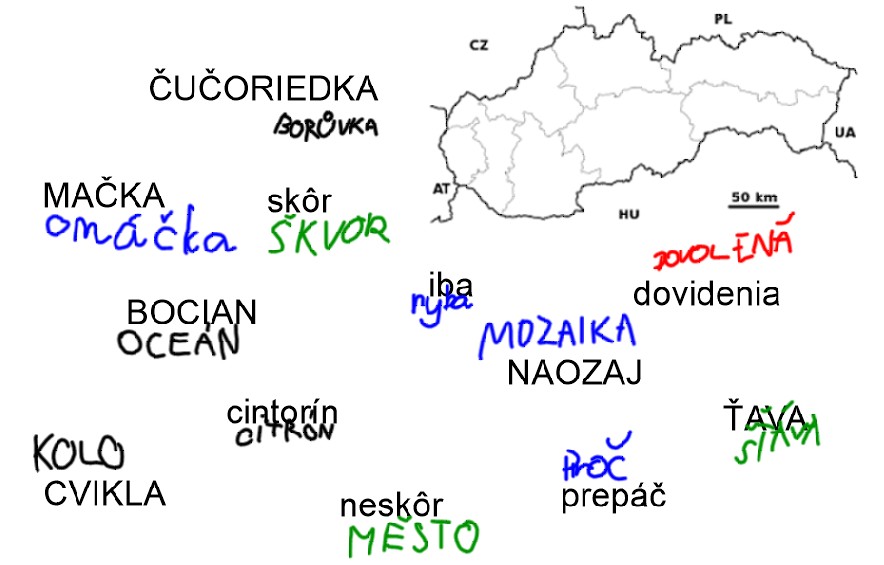 1.až 3. ročník školy Prosperity: Slovenština, jazyk neznámý