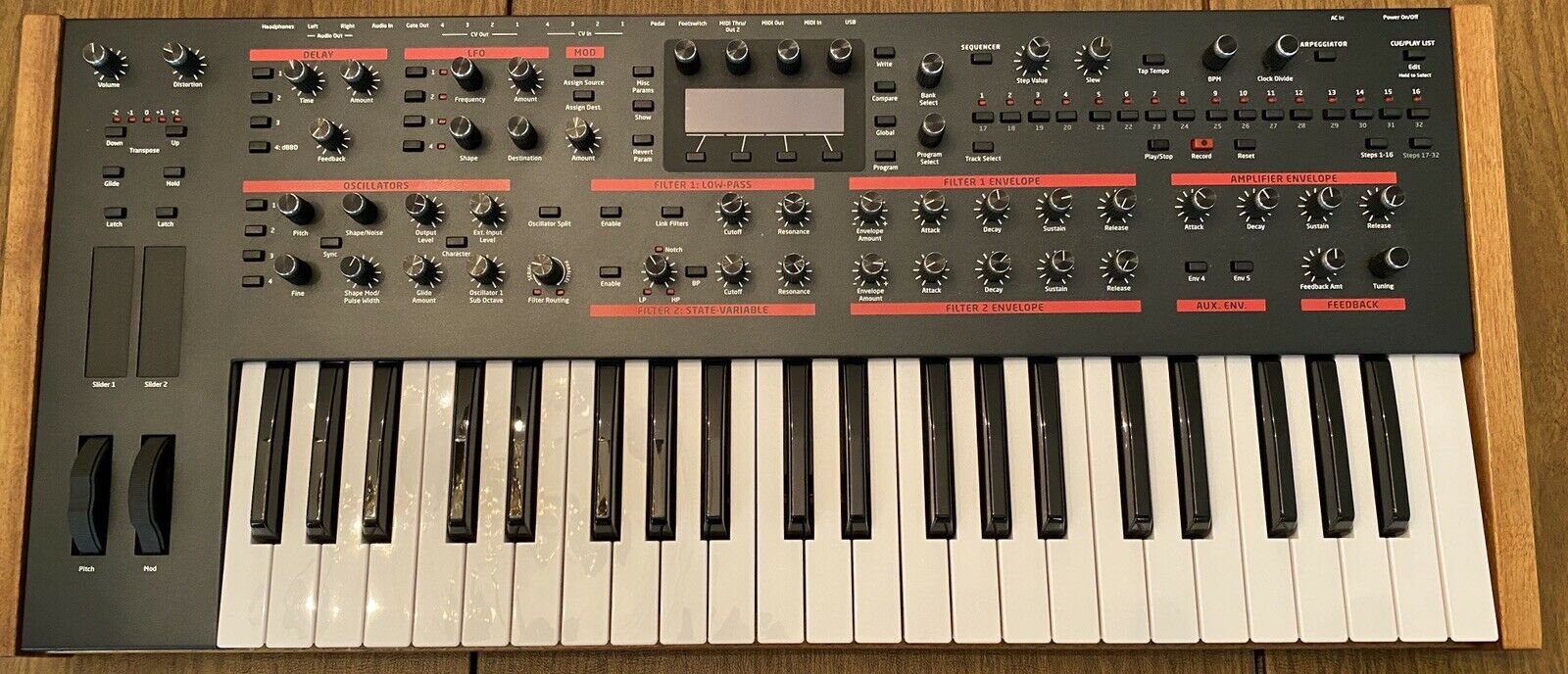 MATRIXSYNTH: Dave Smith Instruments Pro 2 Keyboard Synthesizer SN 00076
