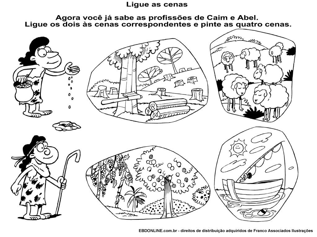 Para Adorar ao Senhor - EBD Infantil: Caim e Abel
