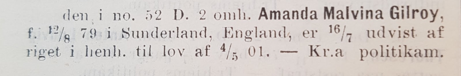 Renathes slektsblogg: Utenlandske kvinner i Norske fengsler