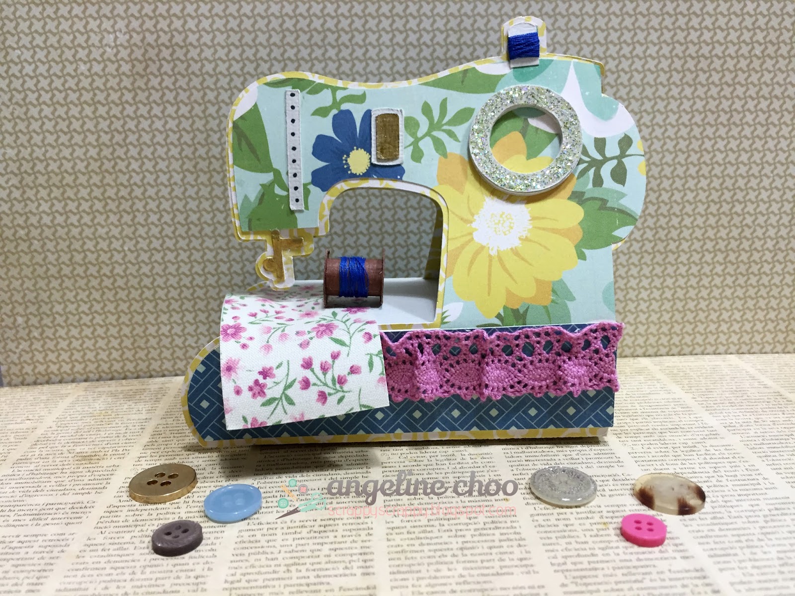 My Mini Sewing Machine - Scrappy Scrappy