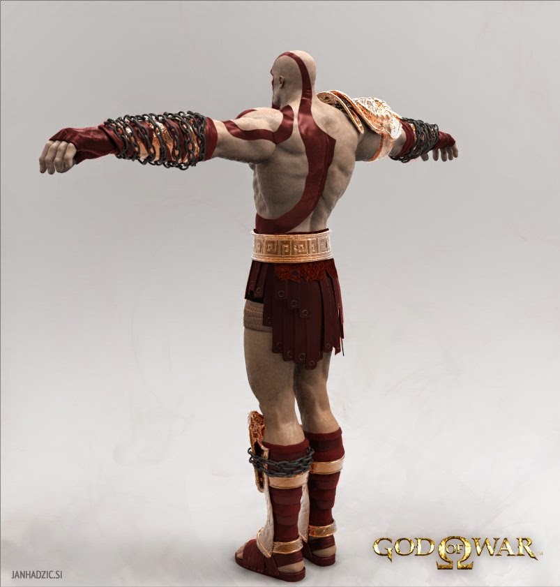 Johanaan ART: Kratos 3D model