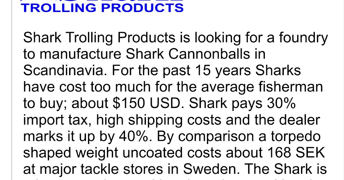 Sharkman Blog