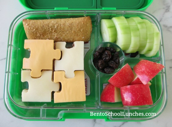 Bento School Lunches : 4 Puzzle Themed School Lunches