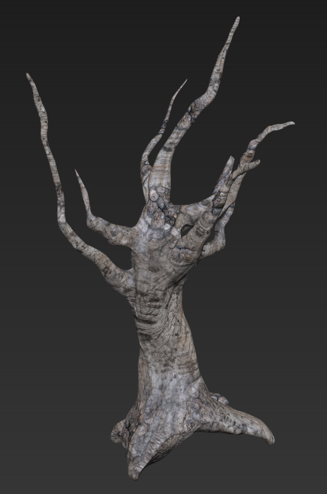 Kai He 3D Modelling II (2nd): Week 6 - Withered Tree