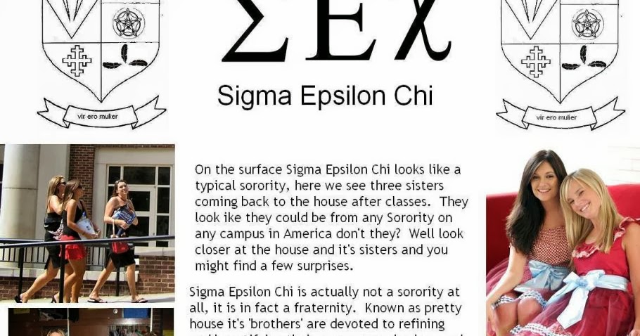Spottycat44's New Sanctuary: Sigma Epsilon Chi: Introduction