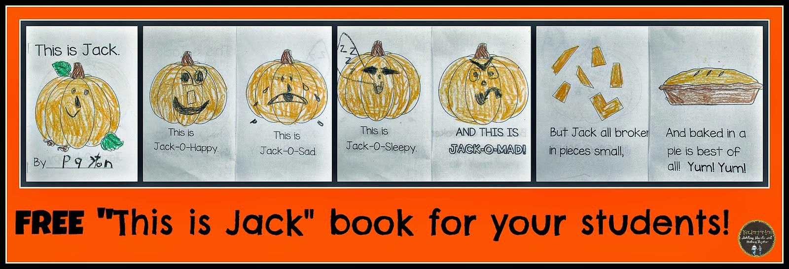 Kindergarten: Holding Hands and Sticking Together: Halloween Poem FREEBIES!
