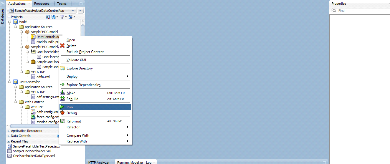 How to create a PlaceHolder Data Control in Jdeveloper 12C ? ~ Oracle ADF 12c (Application ...