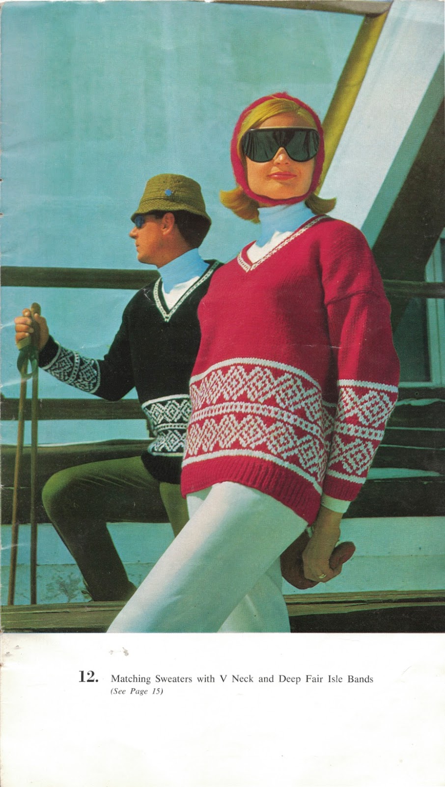 The Vintage Pattern Files: 1960s Knitting - Ski Knits No.3 by Villawood