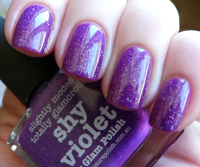 piCture pOlish Shy Violet - Swatches and Review | Pointless Cafe