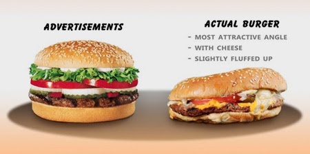 Ads vs Real Fast Food - everything is in order