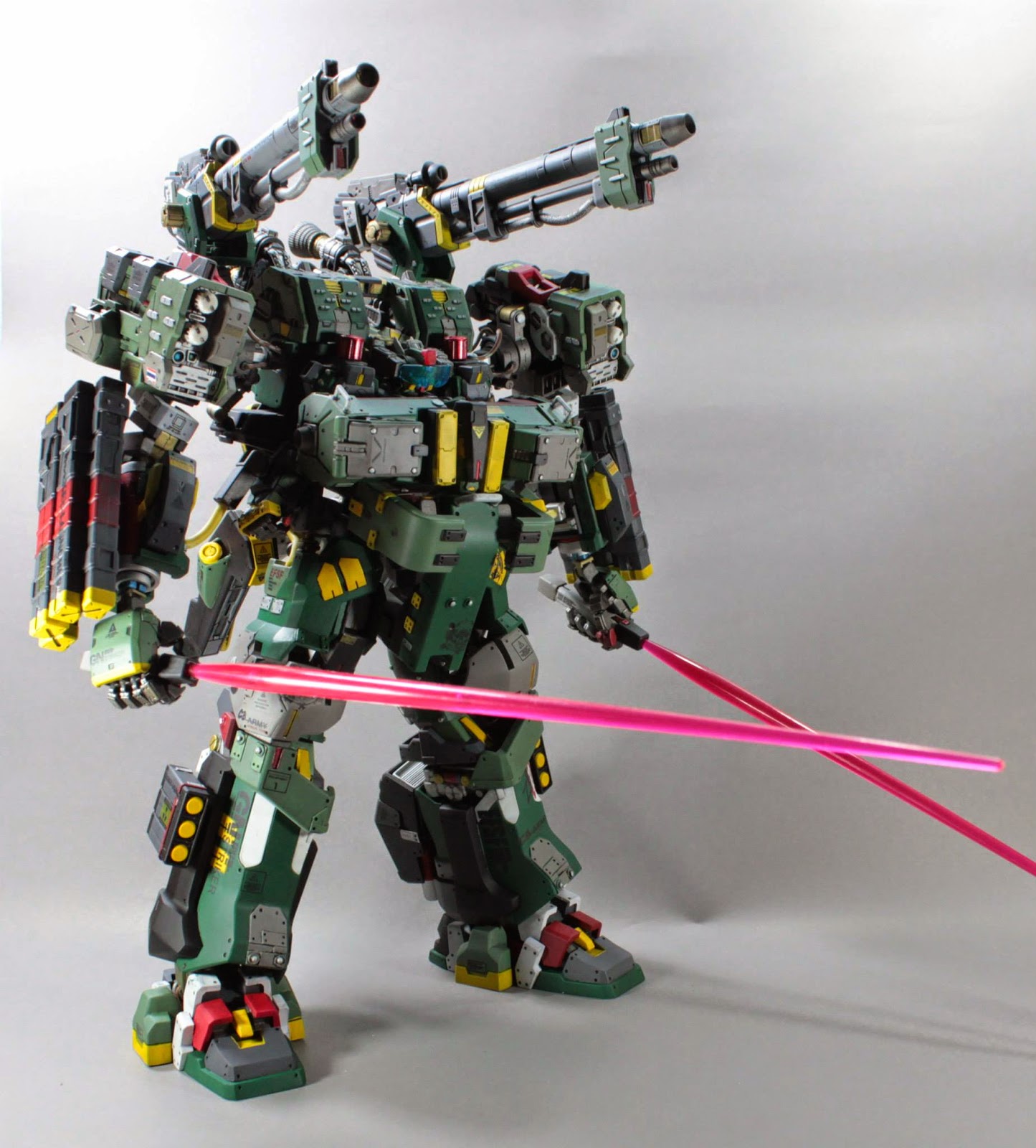 Custom Build: 1/144 GNG-0001-Strike Buster + GN Striker "Strike Buster ...