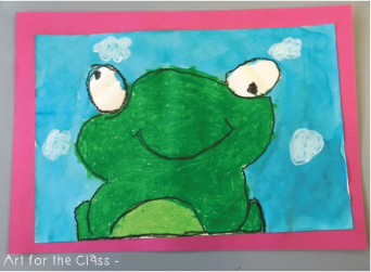 Frog Art Making | Art for the Class