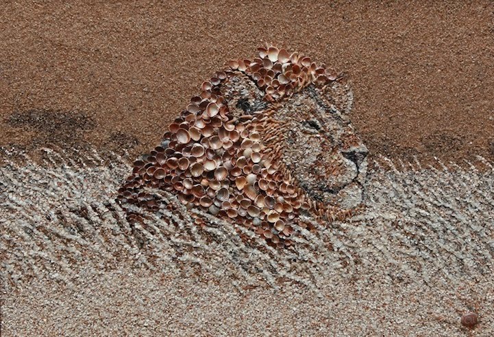 Simply Creative: Sand and Shells Mosaic by Svetlana Ivanchenko