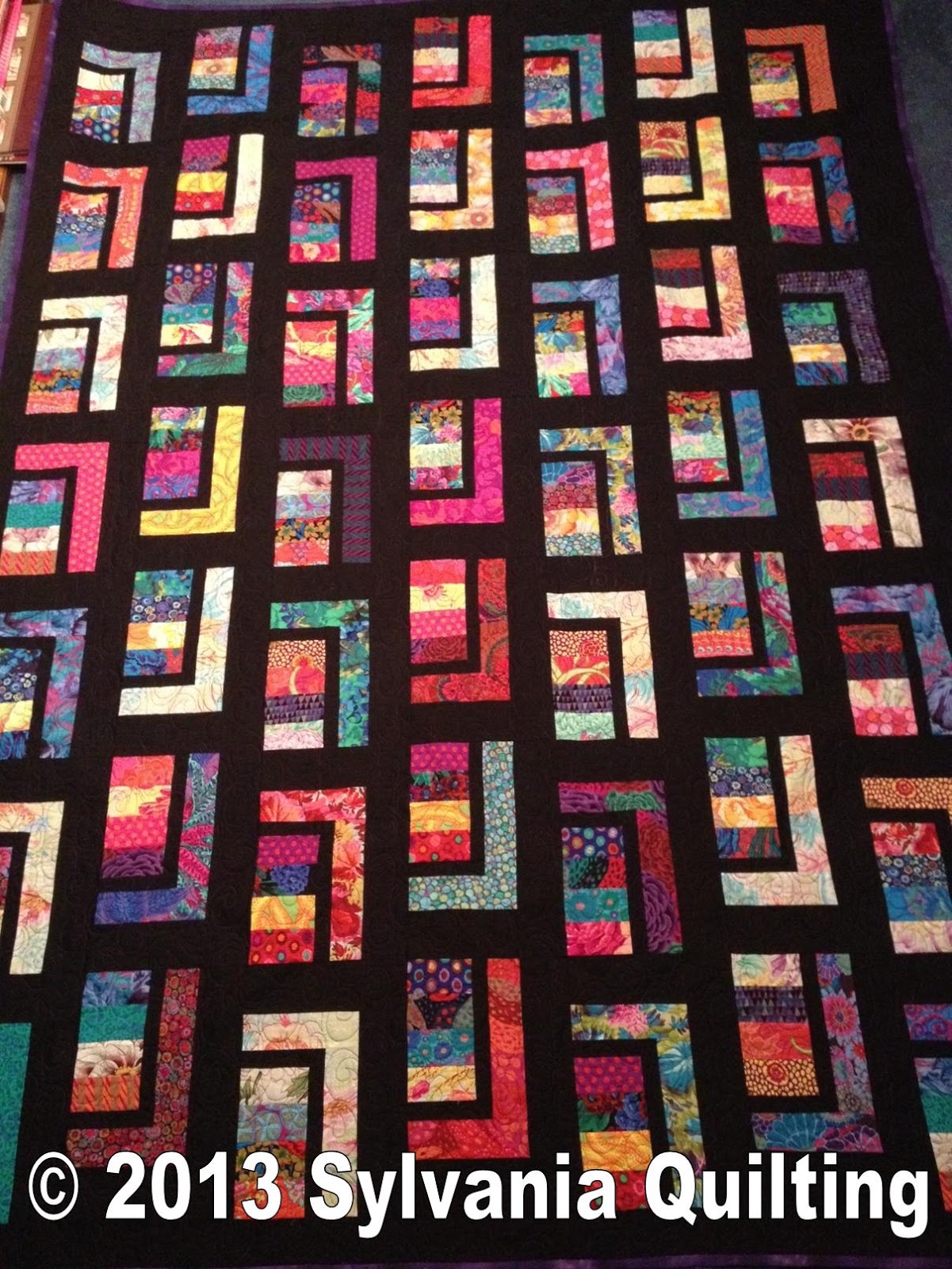 Sylvania Quilting: Kaffe Fassett quilt