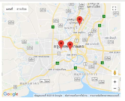 Google Map multiple position from Mysqli