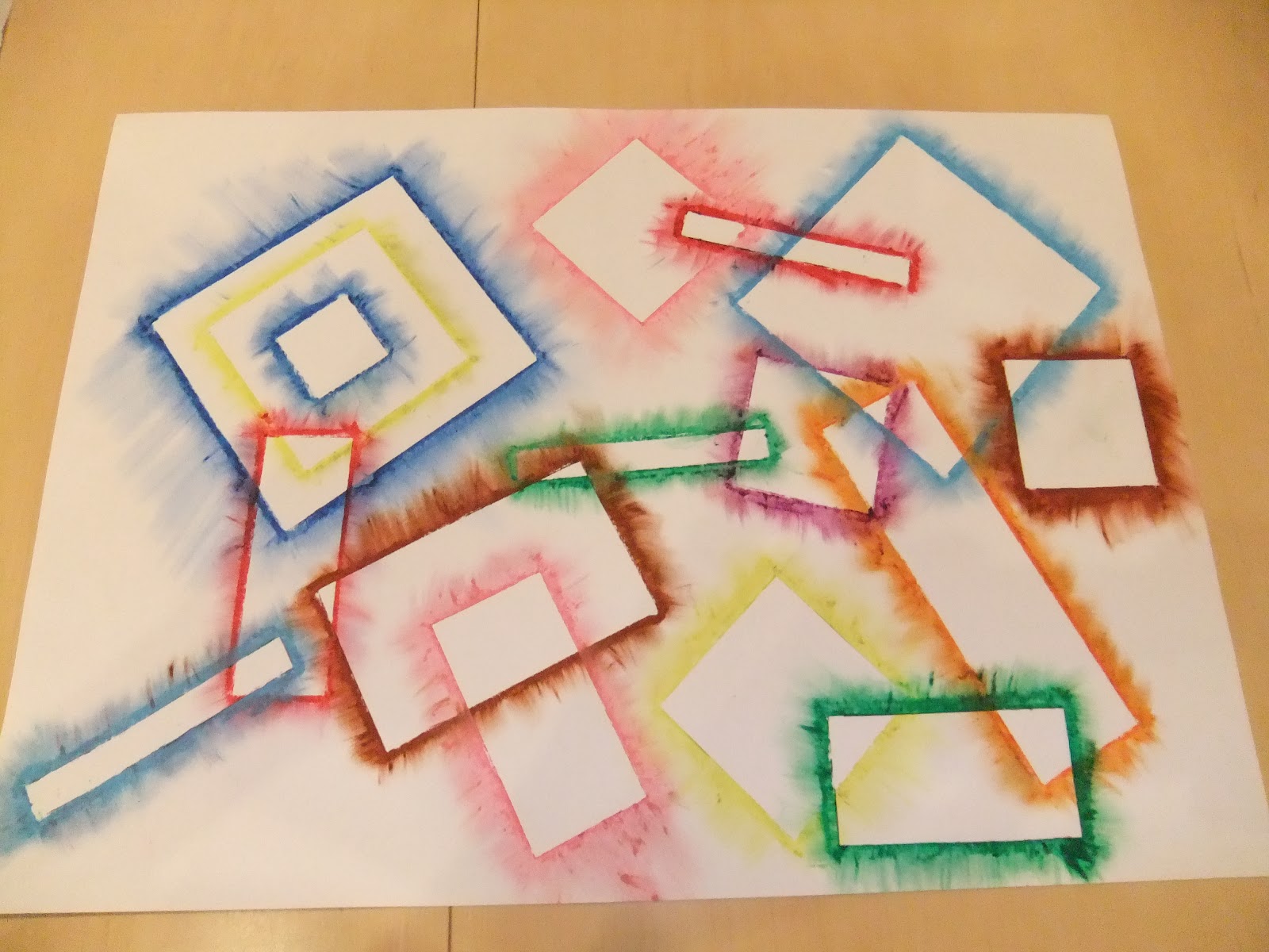 Repetition about rectangles and squares | Let’s be artists in ...