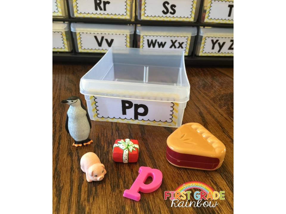 I Teach Kinder: Kindergarten Teaching Resources: DIY Alphabet Sound Tubs