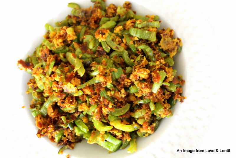 Love & Lentil: Podalangai (Snakegourd) Besan Curry