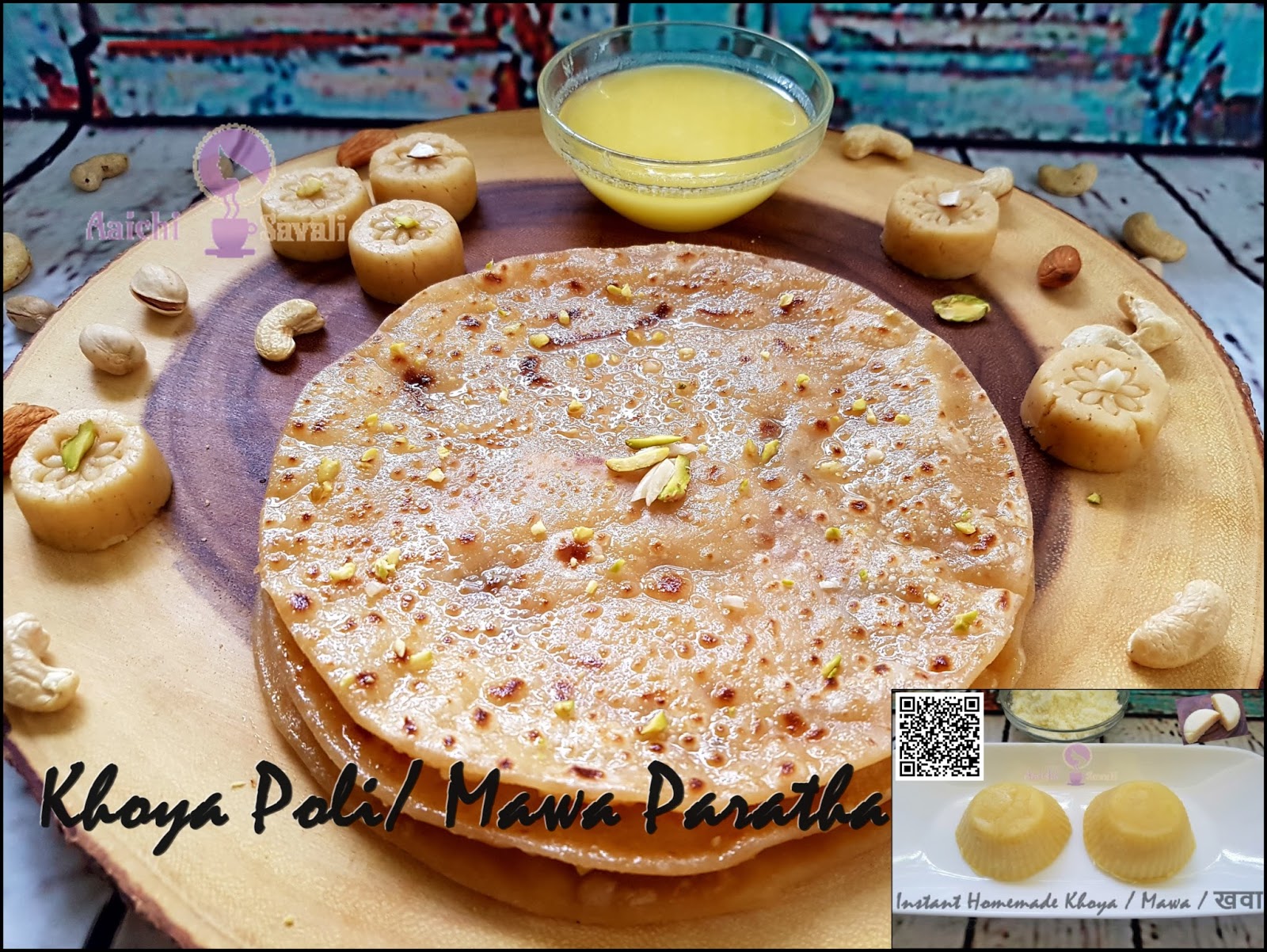 Khoya Poli | Mawa Paratha | How to Prepare Khavyachi Poli - Aaichi Savali