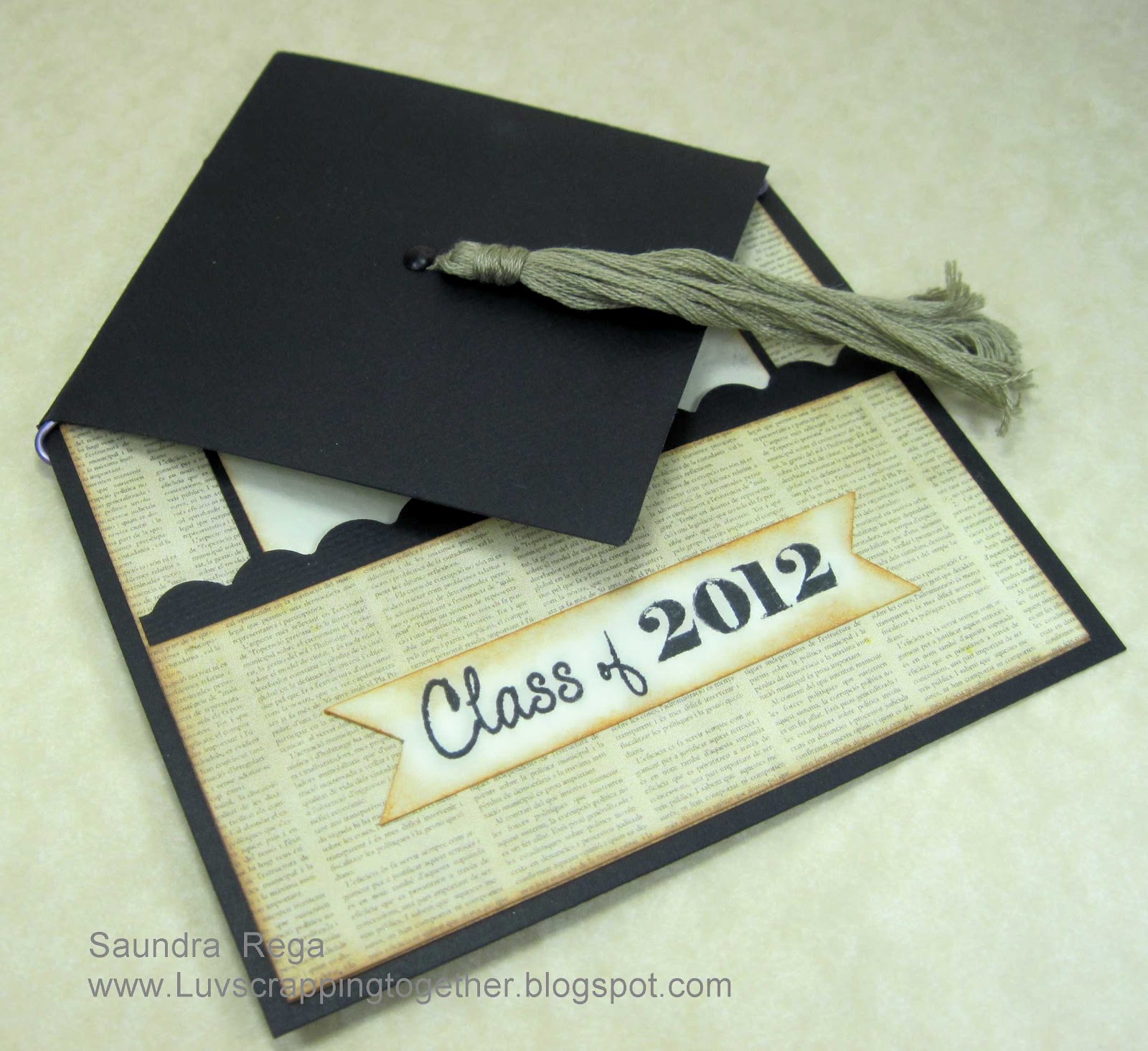 Luv Scrapping Together: Graduation Card