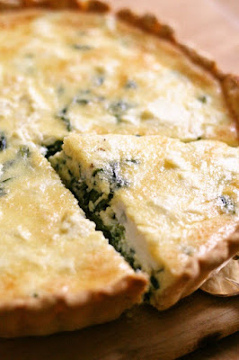 Perfectly imperfect : Fresh Spinach and Ricotta Cheese Quiche