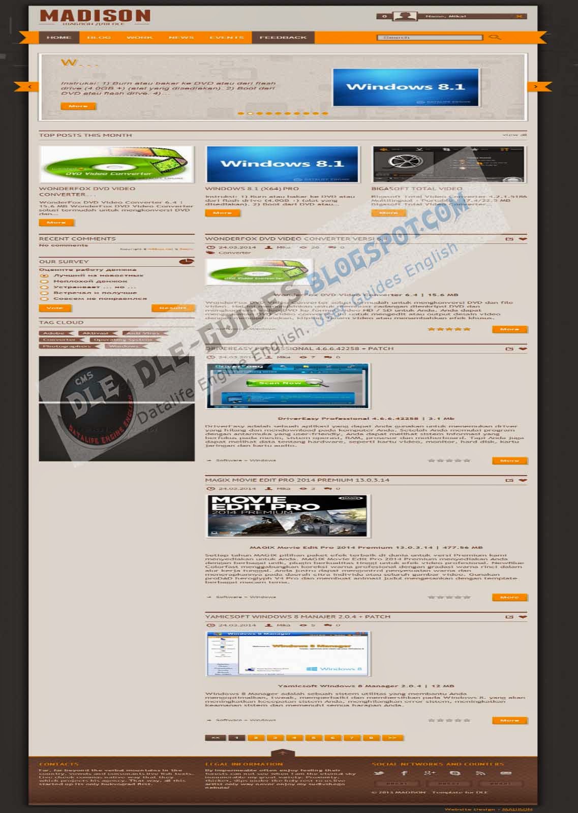MADISON Template For DLE 10.2 English