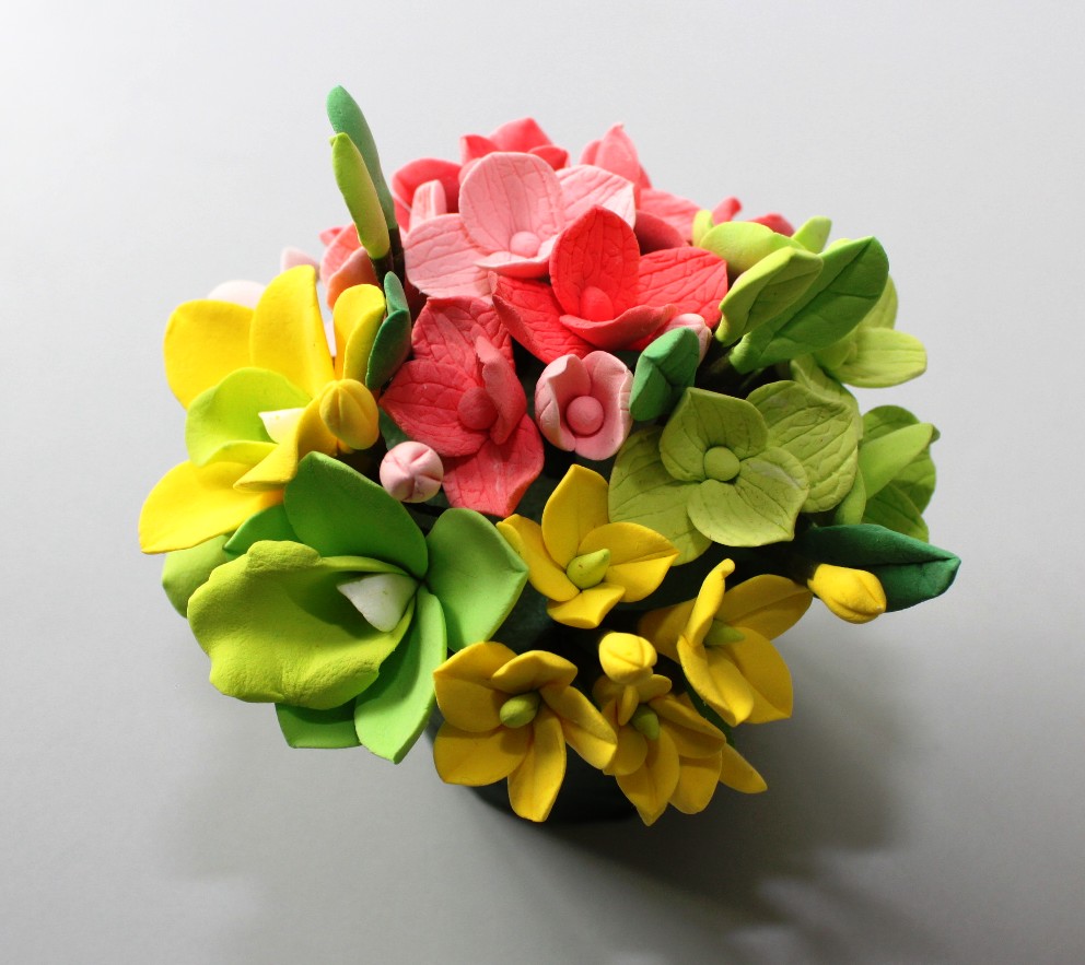 Dwen : The Cool Things I Love: FIMO Air Light : Flower Project (Pt.1)