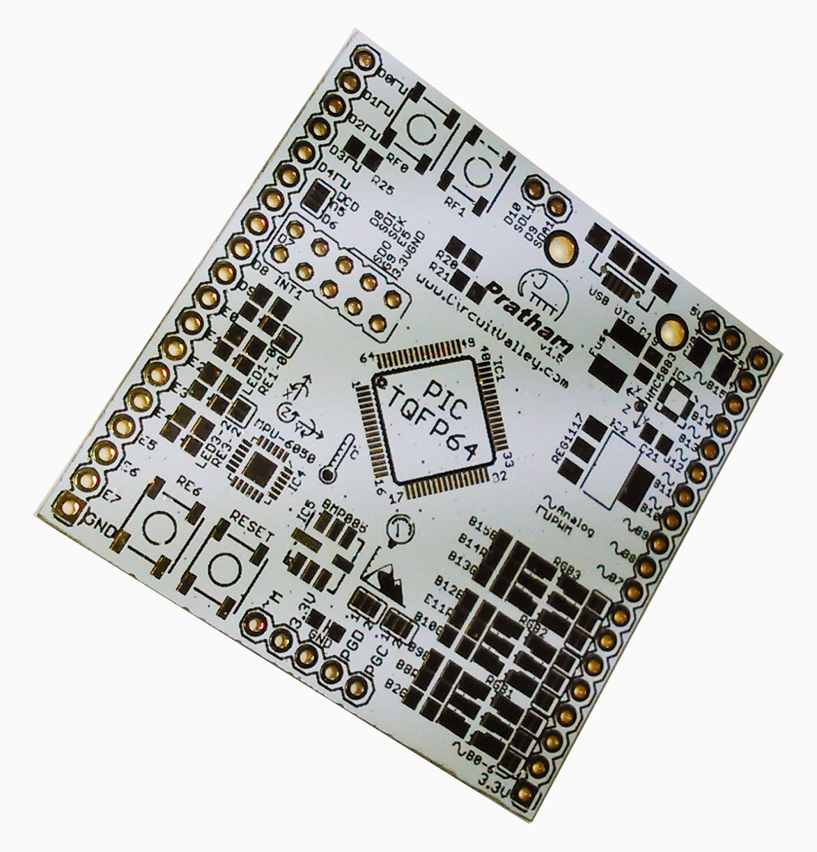 Embedded Engineering Pratham Breadboardable Pic32 Breakoutdevelopment Board With Usb Otg