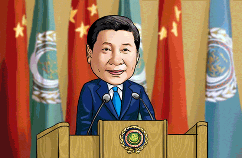 GLOBAL CHINA - 全球中国: Cartoon Commentary President Xi's Middle East ...