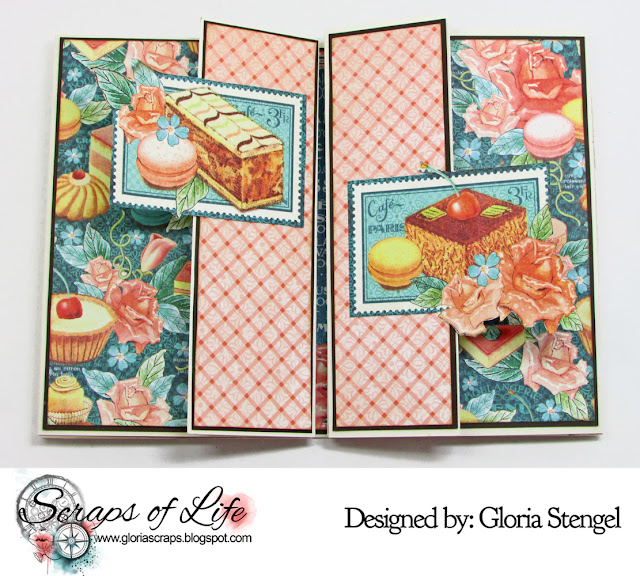 Scraps of Life: Double Tri-Shutter Gate-fold Card!