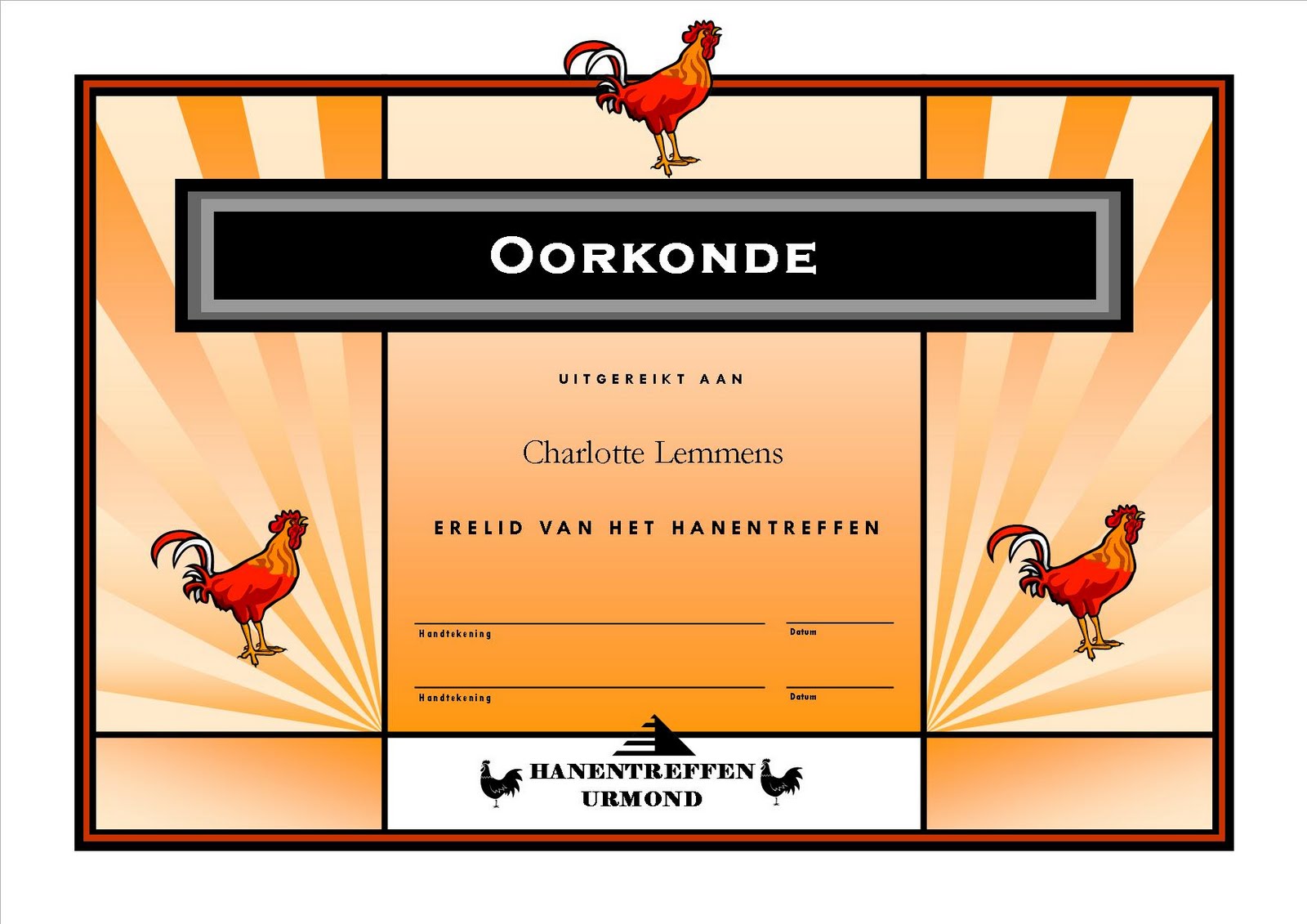 Hanentreffen: juni 2011