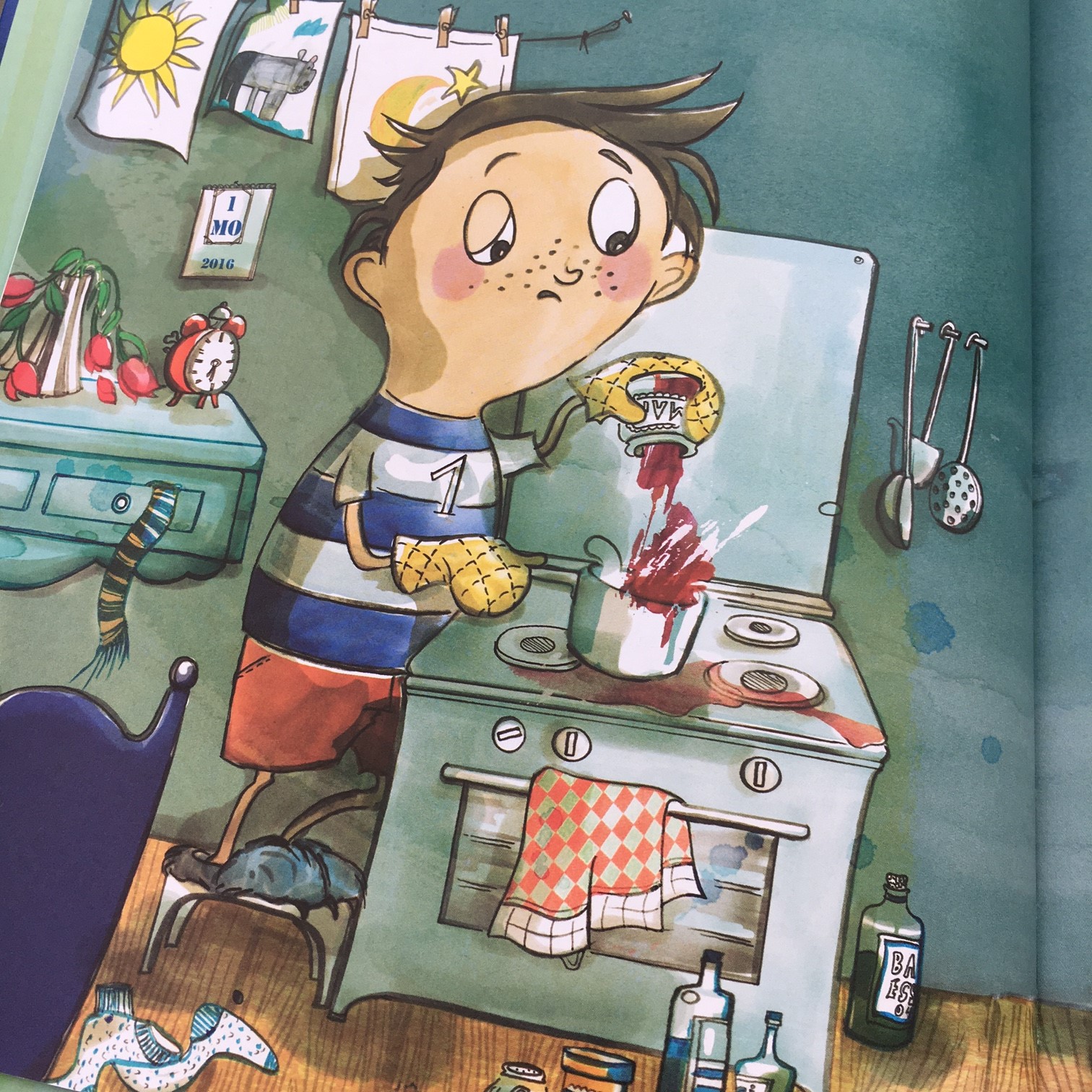 Kinderbuchblog Familienbücherei: Stille Post für Fräulein Samstag