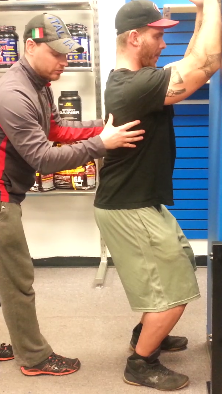 THE SAMURAI CHRONICLES: How to do a modified "STANDING SERRATUS SQUAT ...