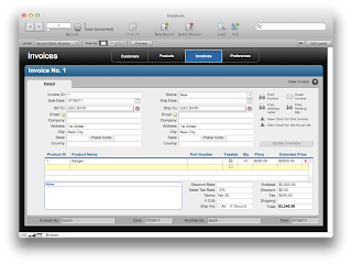 The Mac Office: Free FileMaker Solution: Invoices