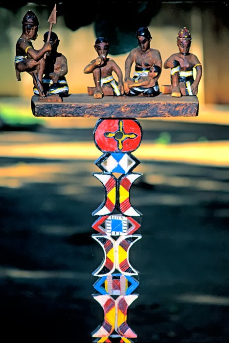 Fascinating Humanity: Madagascar: Wood Carvings Crowning Mahafaly Tombs